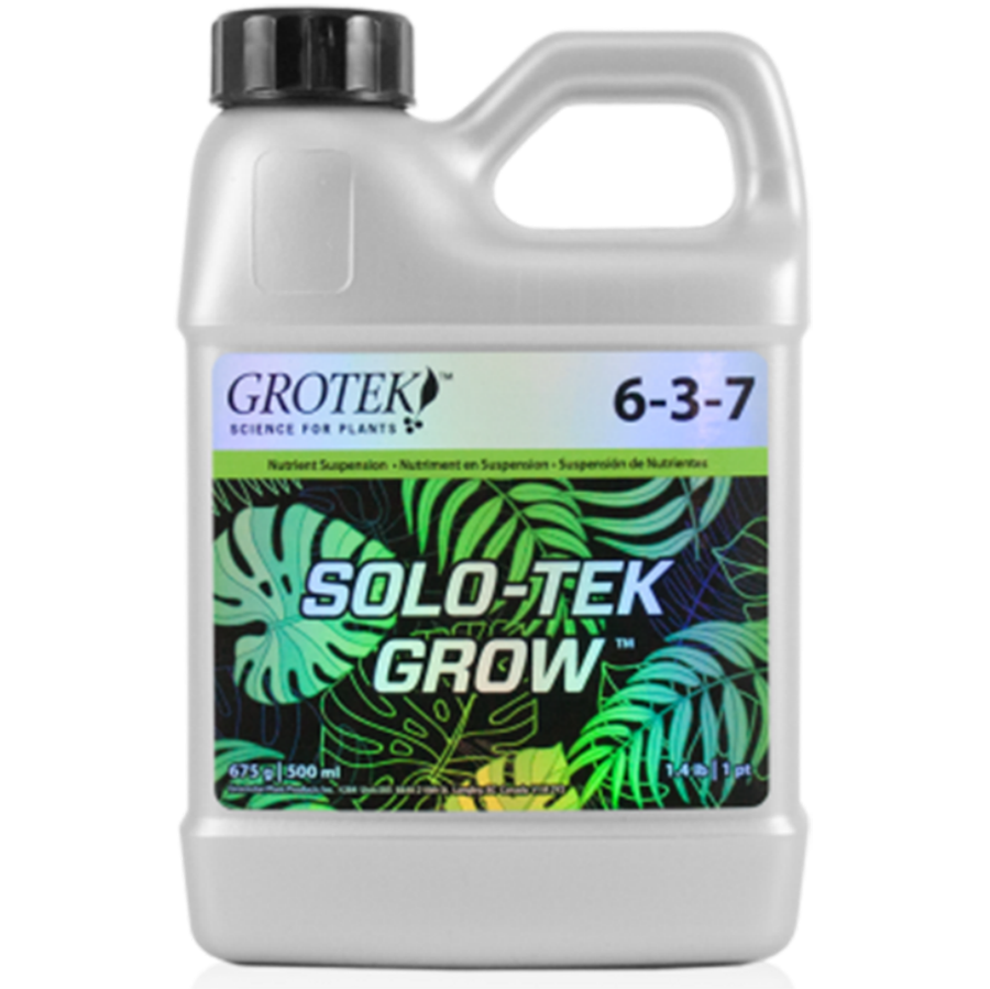 Grotek Solo Tek Grow 500ml To 10L GROT0087 Natural Systems